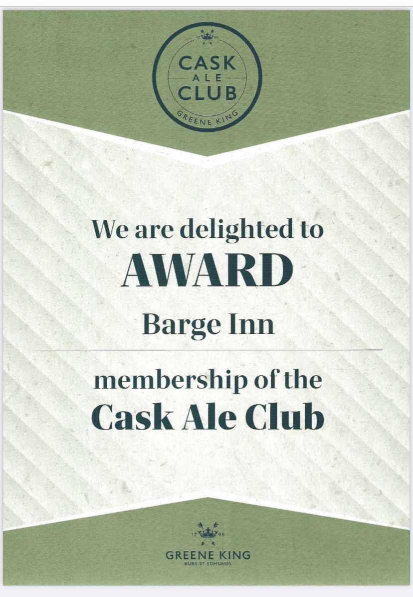 Online table booking - Barge Inn Battlesbridge